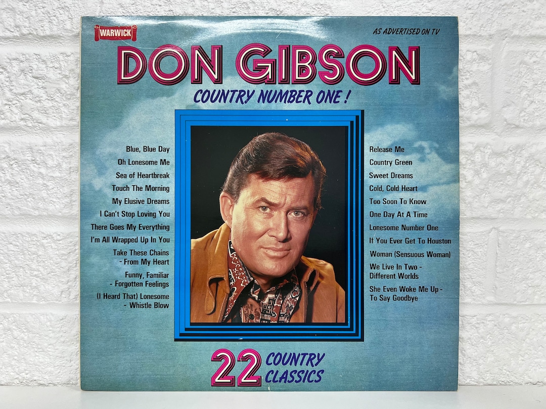 Don Gibson Album Country Number One Genre Folk Country Vinyl 12” LP ...