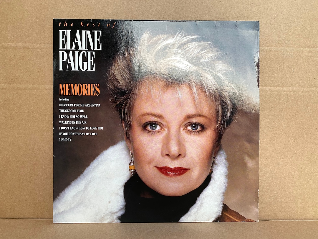 The Best Of Elaine Paige Album Memories Genre Pop Stage Screen Vinyl 12 ...