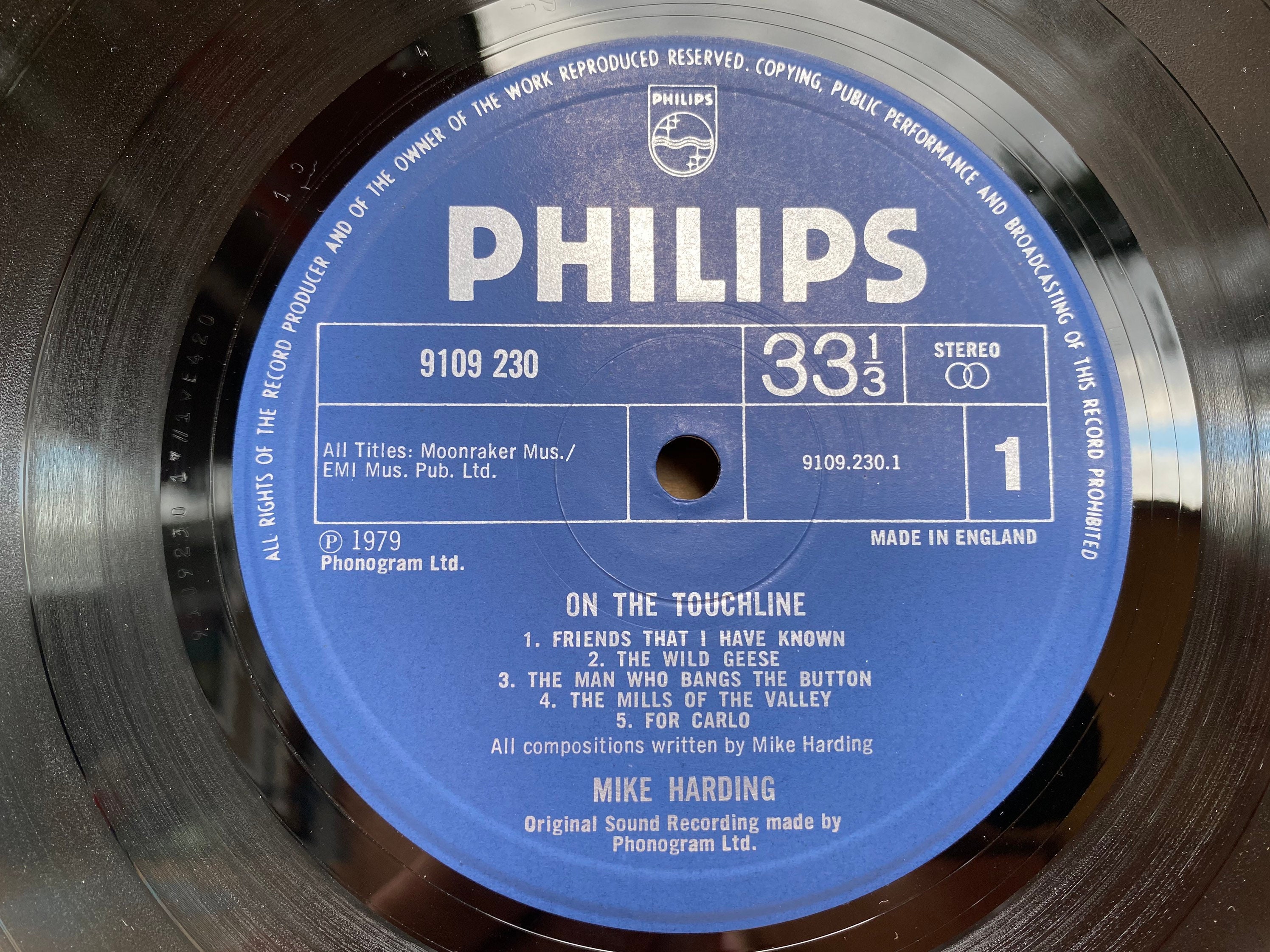 Vintage Music Mike Harding On The Touchline Genre Folk Country | Etsy