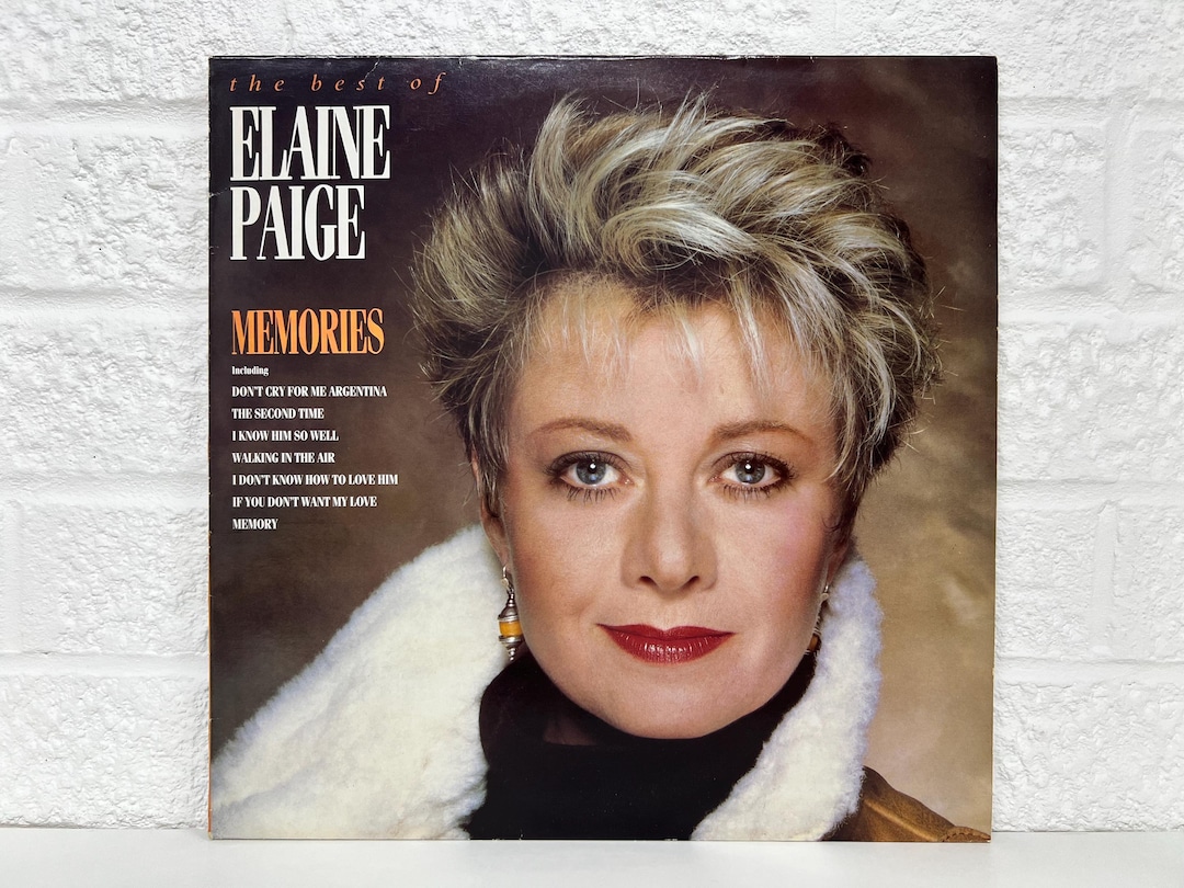 The Best of Elaine Paige Album Memories Genre Pop Vinyl 12” LP Record ...