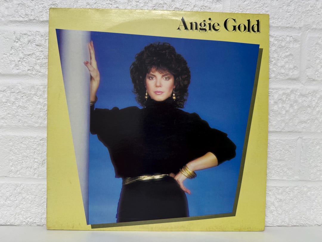 Angie Gold Album Genre Electronic Rock Funk Soul Pop Vinyl 12” LP ...