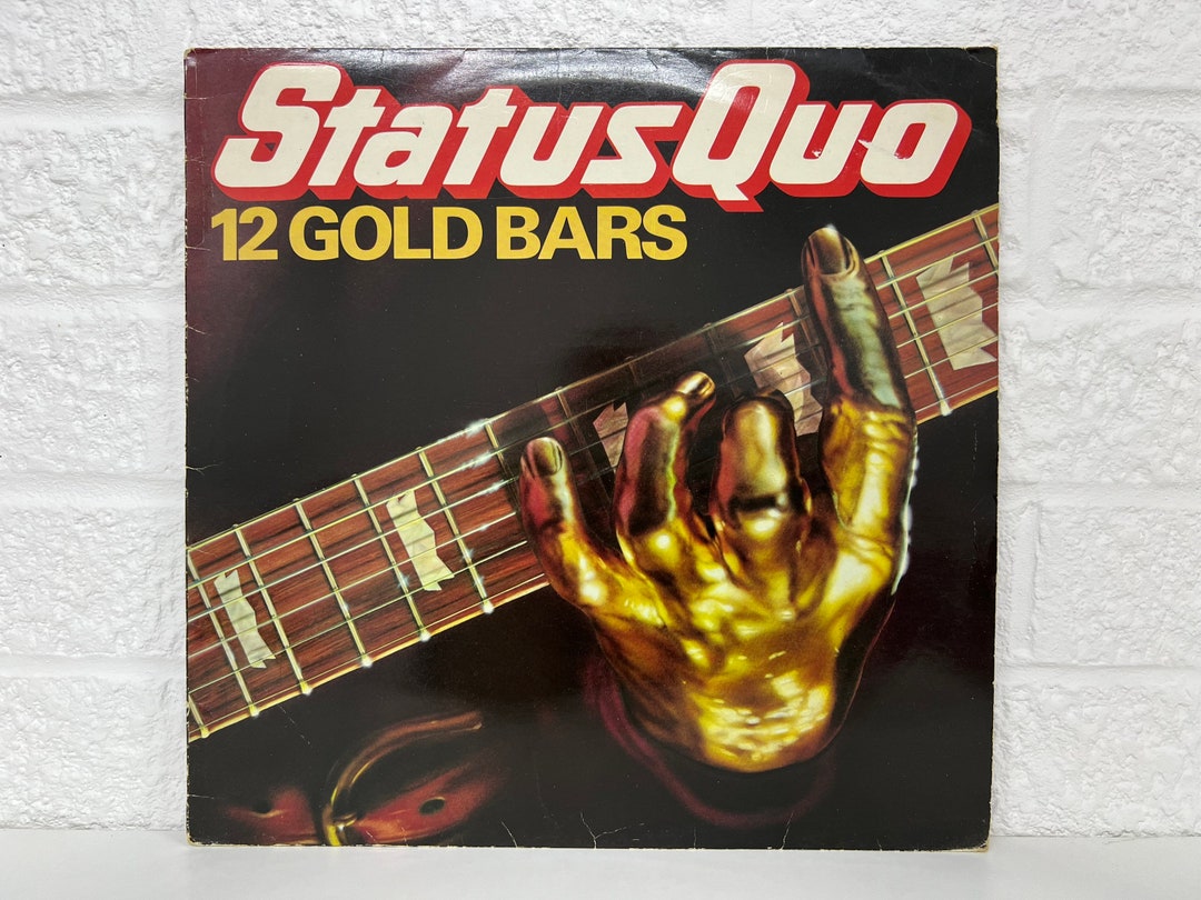 Status Quo Album 12 Gold Bars Genre Rock Pop Vinyl 12” LP Record Gift ...