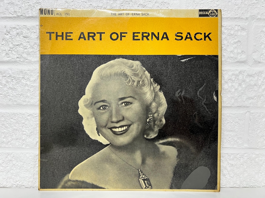 The Art of Erna Sack Album Genre Jazz Vinyl 12” LP Record Gift Vintage ...