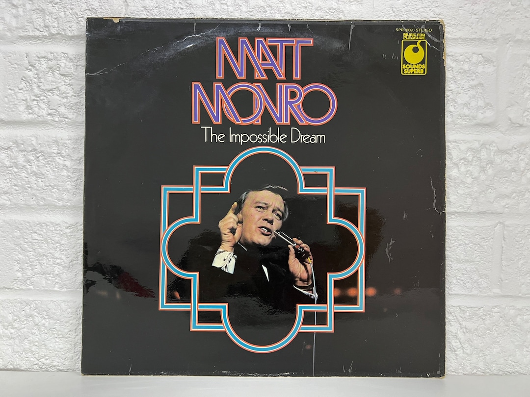 Matt Monro Album the Impossible Dream Genre Pop Vinyl 12 LP Record ...