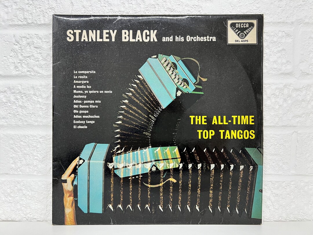 Stanley Black & His Orchestra Album All-time Top Tangos Genre Jazz Latin Vinyl 12” LP Record ...