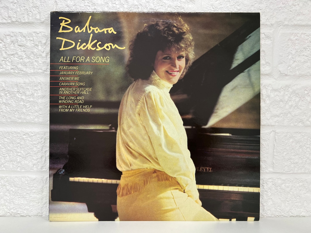Barbara Dickson Album All for A Song Genre Pop Vinyl 12” LP Record ...