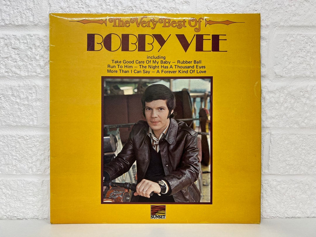 The Very Best of Bobby Vee Album Genre Pop Vinyl 12” LP Record Gifts Vintage Music Collection ...