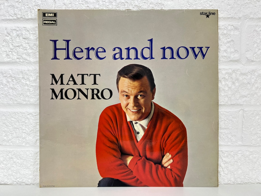 Matt Monro Album Here and Now Genre Pop Vinyl 12 LP Record Gifts ...