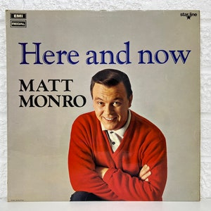 Matt Monro Album Here and Now Genre Pop Vinyl 12 LP Record Gifts ...