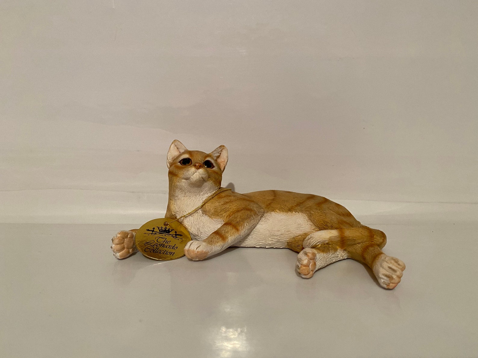 Vintage Cat Feline By Leonardo Collection Kitten Animal Figure | Etsy