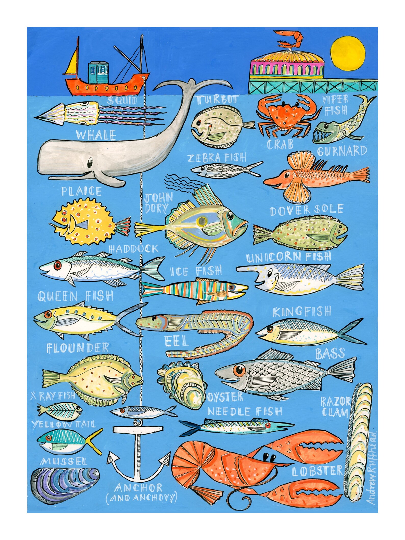 Alphabet of Fish - Etsy