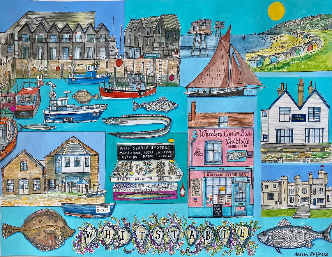 Whitstable Kent - Etsy
