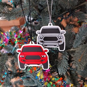 3 Piece Toyota Tacoma Ornament Gift Set | Christmas Ornaments for Car ...