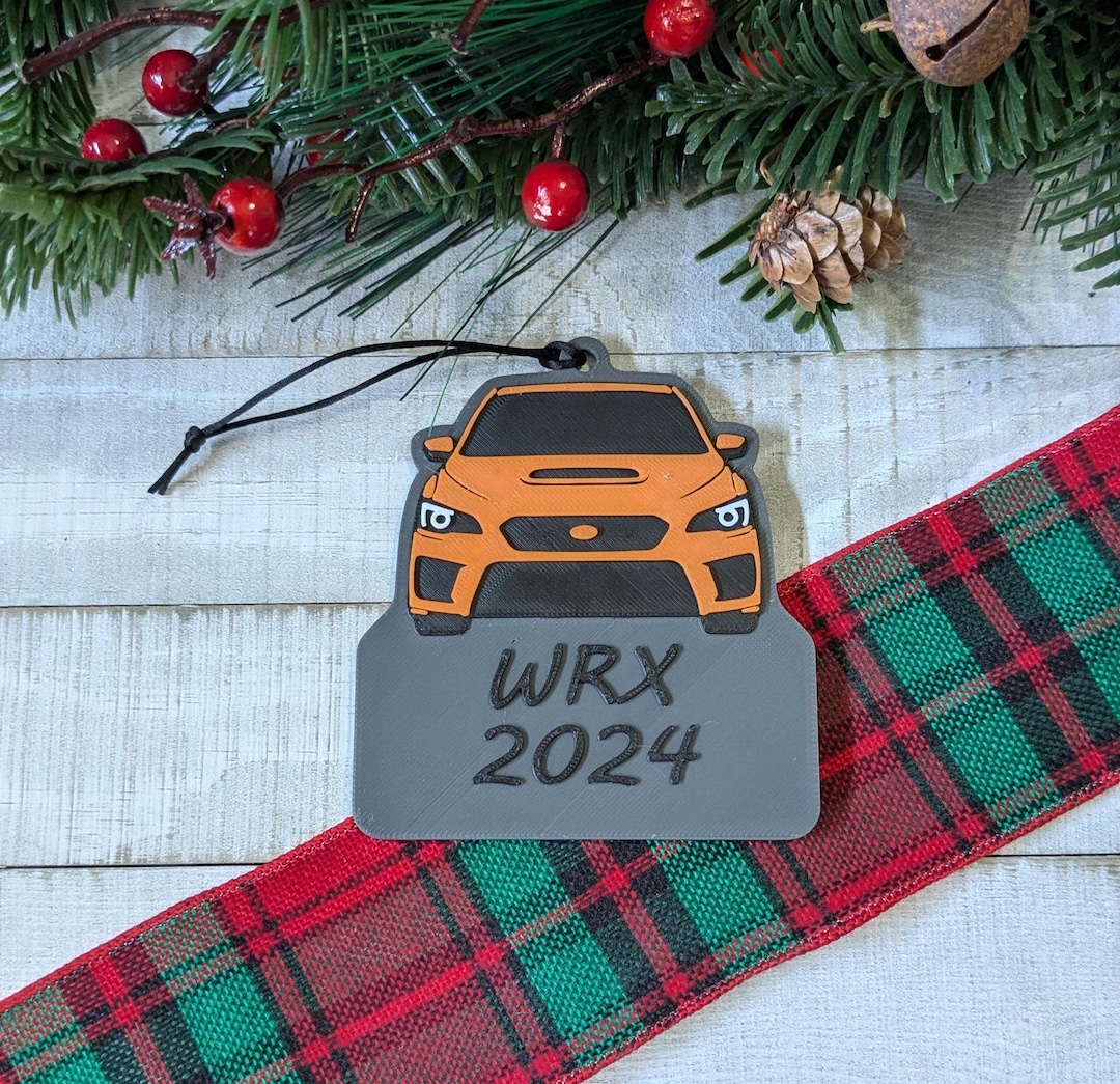 Personalized Subaru WRX Ornament, Choose Your Color & Model | Car ...
