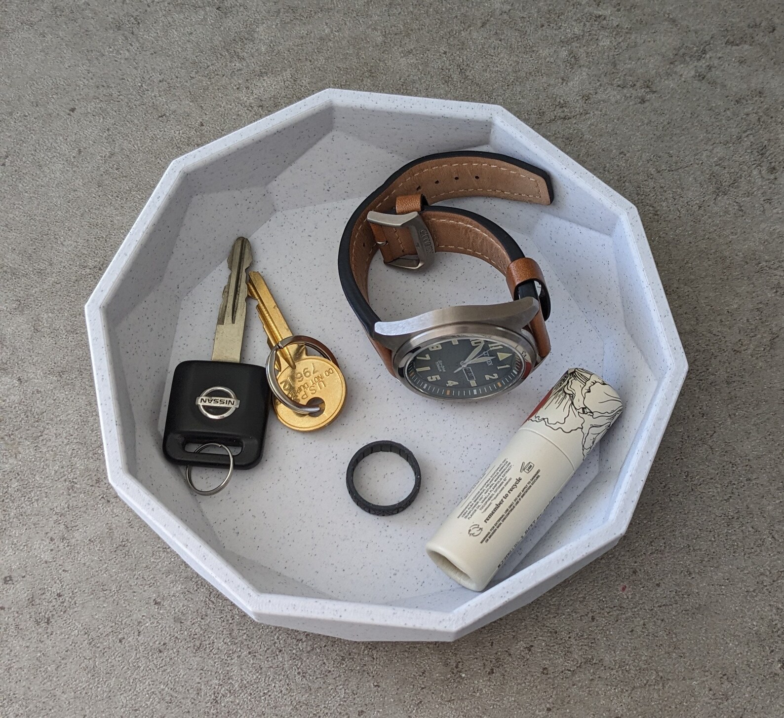 Decorative 3d Printed Geometric Nesting Bowl - Set of 3 | Trinket Trays ...