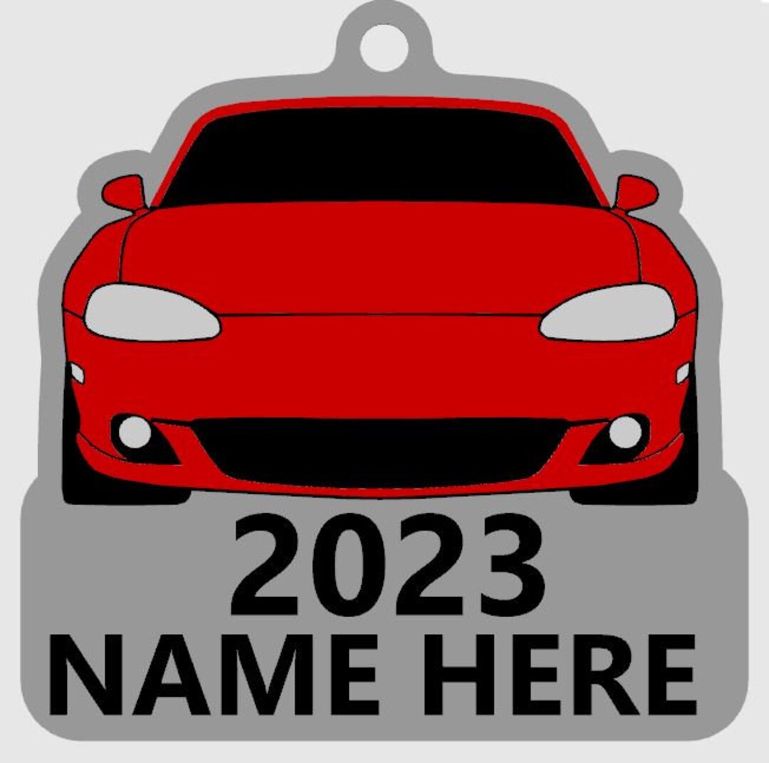 Personalized Mazda Miata Ornament, Choose Your Color & Model Car ...