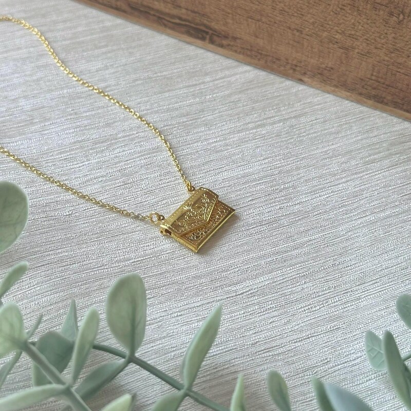 Secret Note Necklace - Etsy