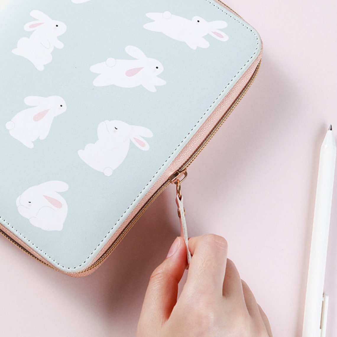 B6 Zippered Planner Case and Journal With Cute Pattern PU - Etsy