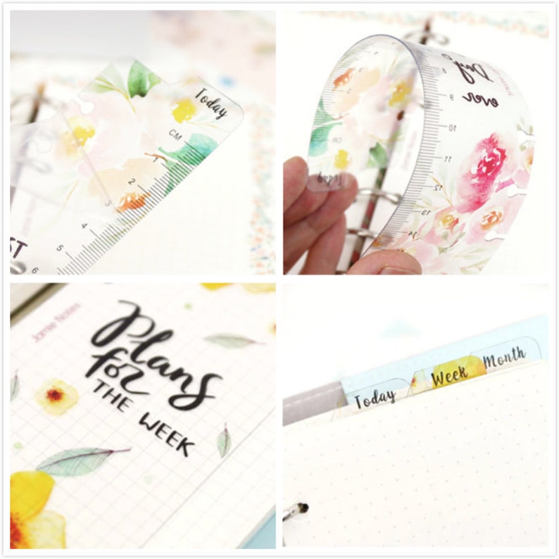 Today Week Month Ruler A5 A6 Refills Index Divider for Planner - Etsy