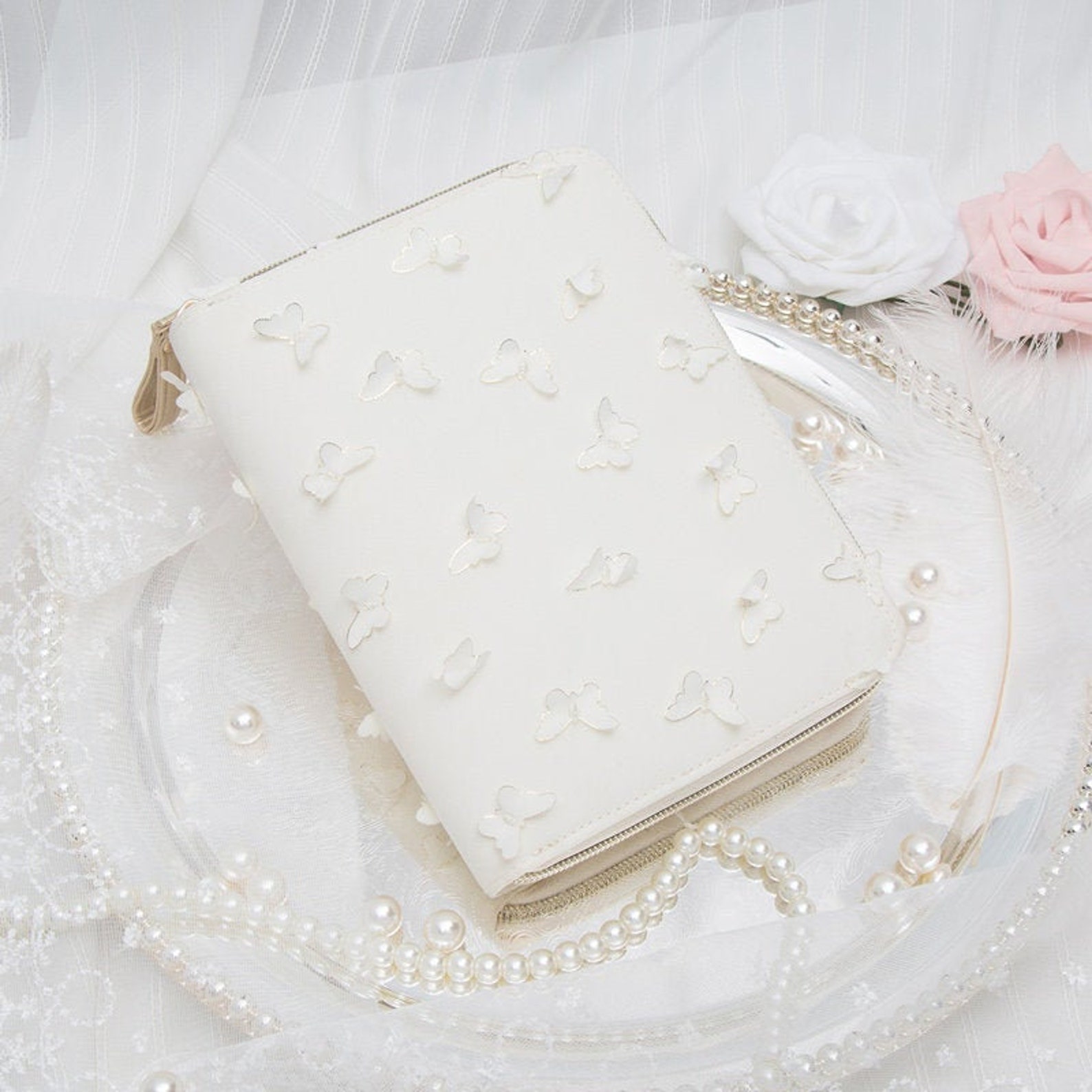 A6 Zippered Planner Case and Journal With Cotton PU Leather | Etsy