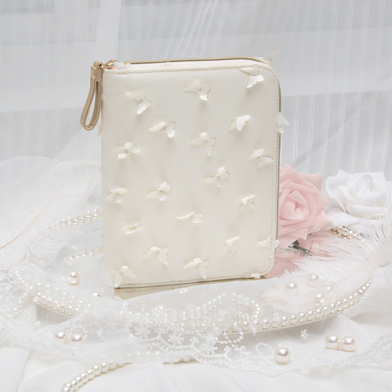 A6 Zippered Planner Case and Journal With Cotton PU Leather | Etsy