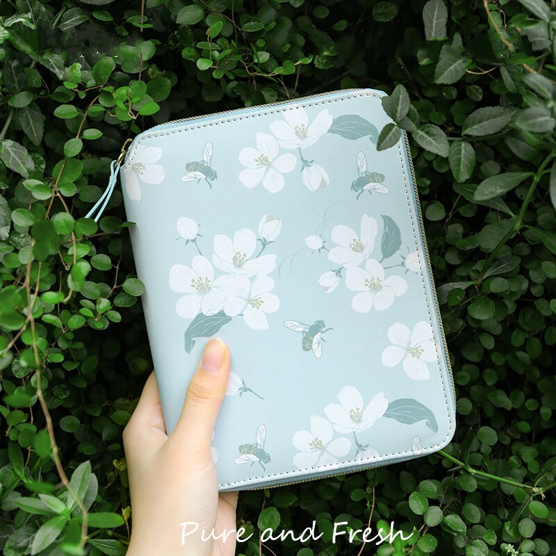 B6 Zippered Planner Case and Journal With Cute Pattern PU - Etsy