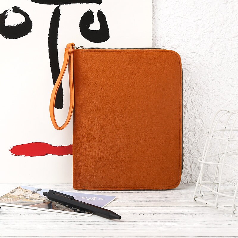 A6 Zippered Planner Case and Journal With Cotton PU Leather - Etsy