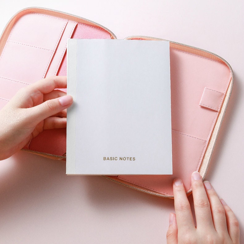 B6 Zippered Planner Case and Journal With Cute Pattern PU - Etsy