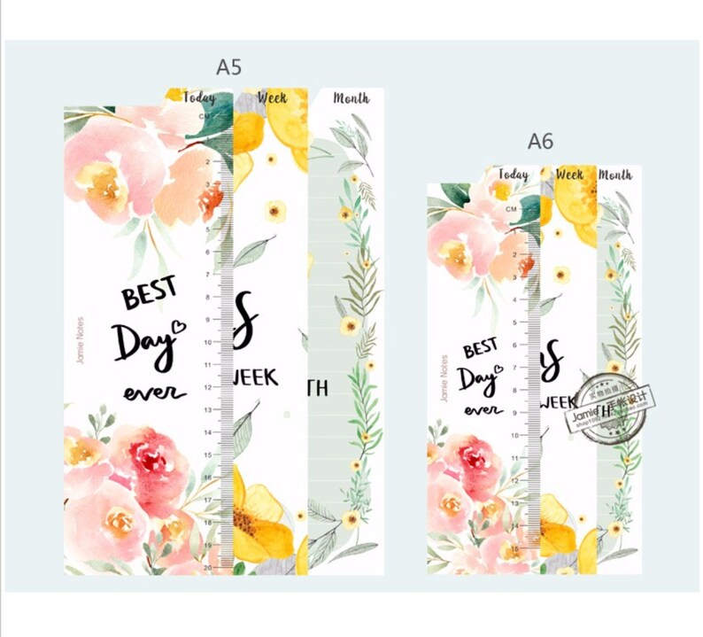Today Week Month Ruler A5 A6 Refills Index Divider for Planner - Etsy