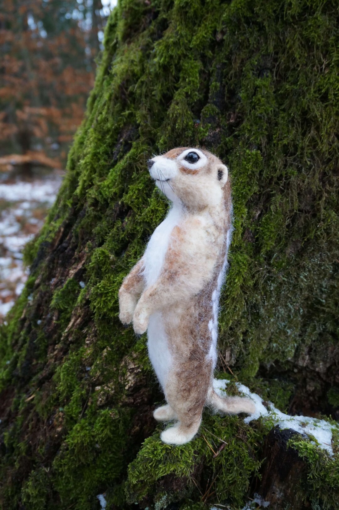 Dormouse Sculpture, Lifesize Gopher Figurine, Custom Animal Portrait ...