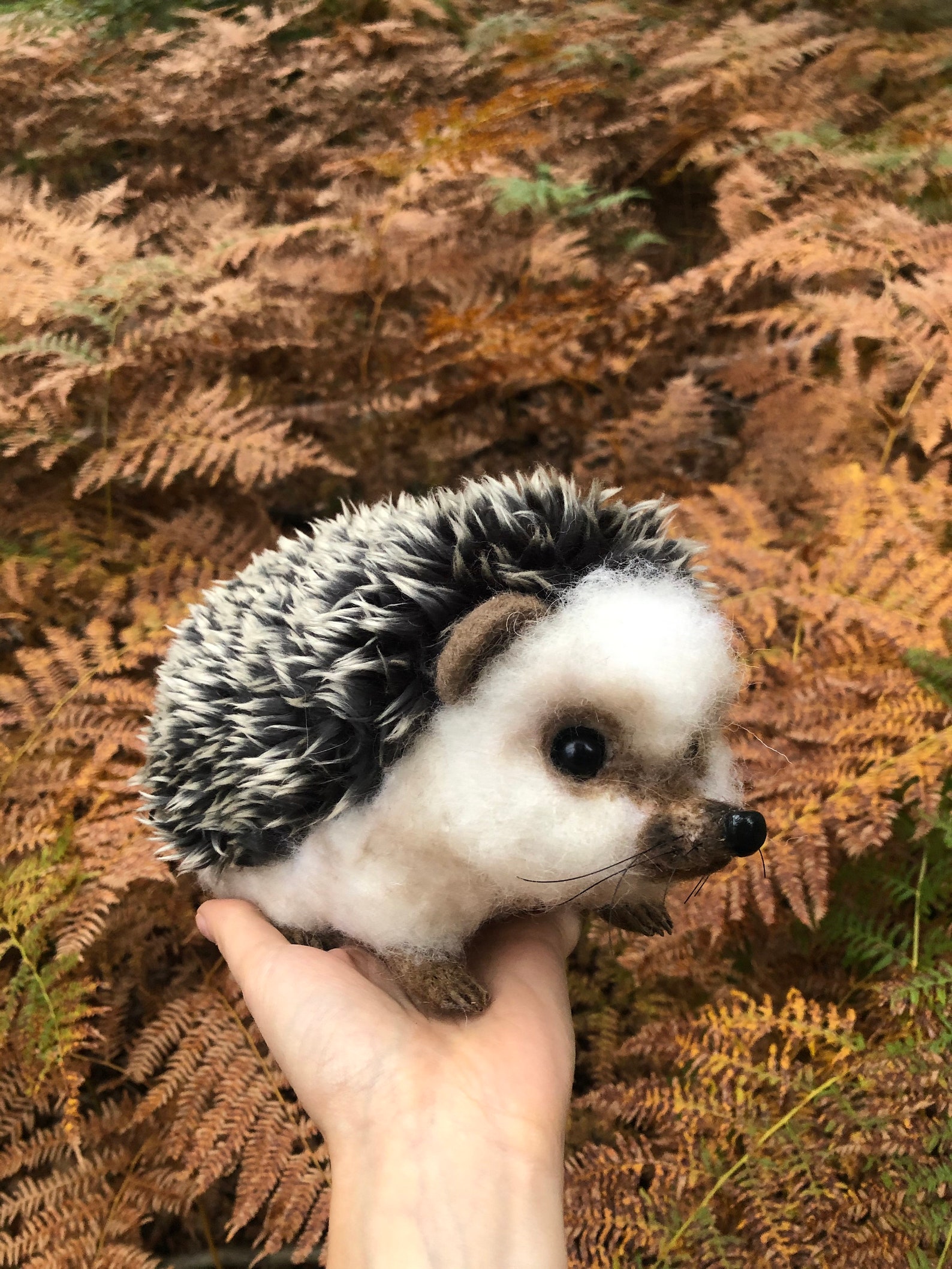 Needle felted hedgehog OOAK hedgehog Cute hedgehog figurine - Etsy Polska