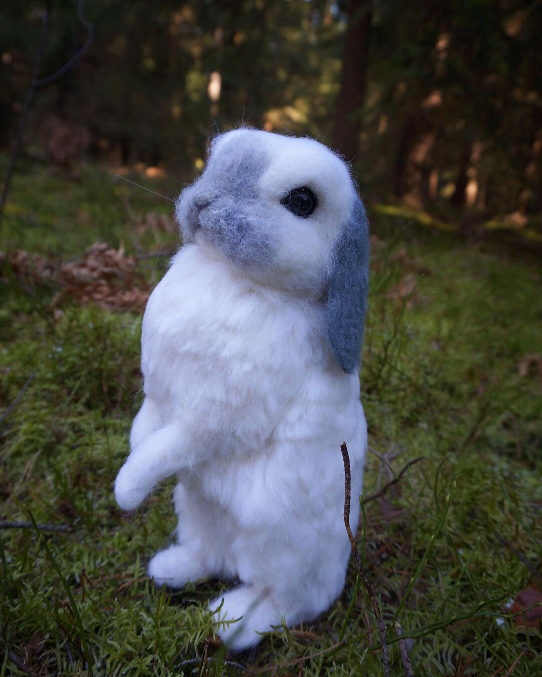 Bunny Sculpture, Lifesize Rabbit Figurine, Custom Rabbit Portrait, Gift ...