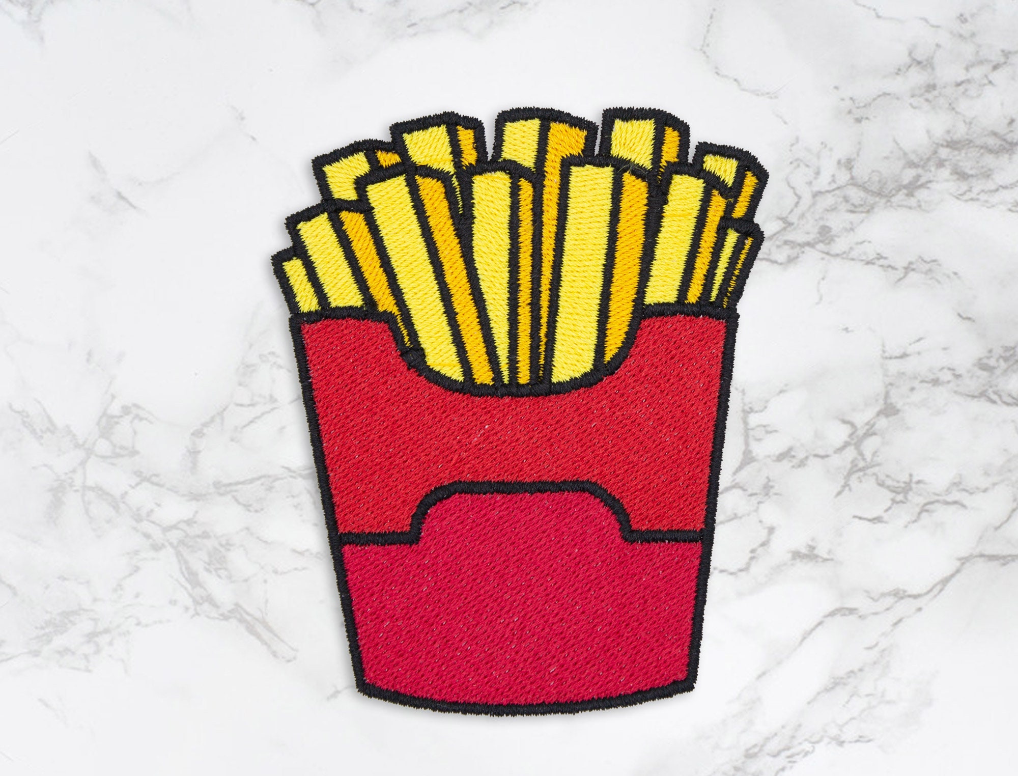 Tasty Gold Fries / Embroidery File/ Embroidery Template/ Digital ...