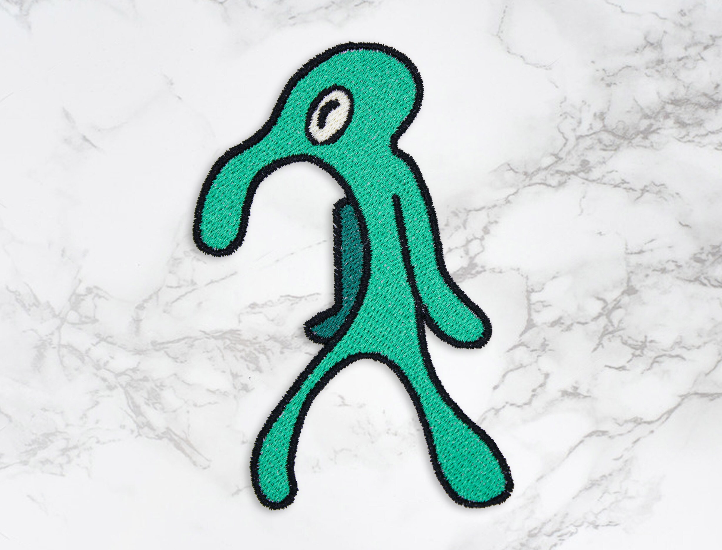 Squidward Art / Embroidery File/ Embroidery Template/ Digital Download ...