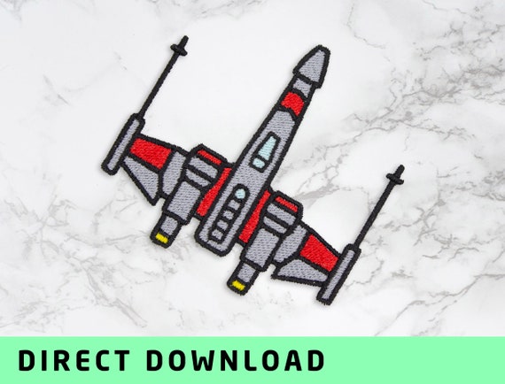Star Wars X-wing/ Embroidery File/ Embroidery Template/ - Etsy