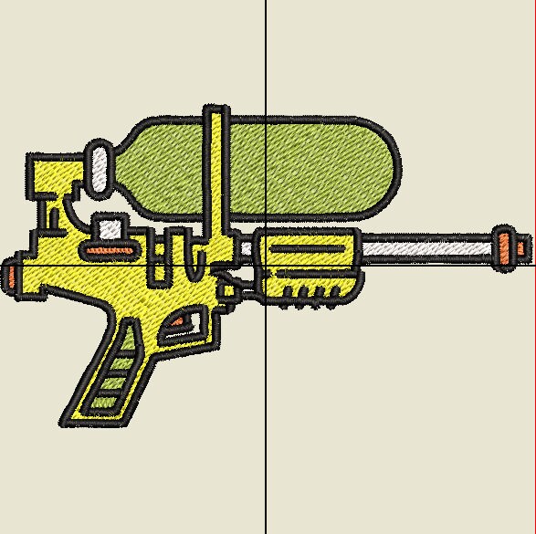 Super Soaker 90s Toy / Embroidery File/ Embroidery Template/ Digital ...