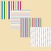 Rainbow Digital Papers Rainbow Scrapbooking Paper Pack Striped Polka ...