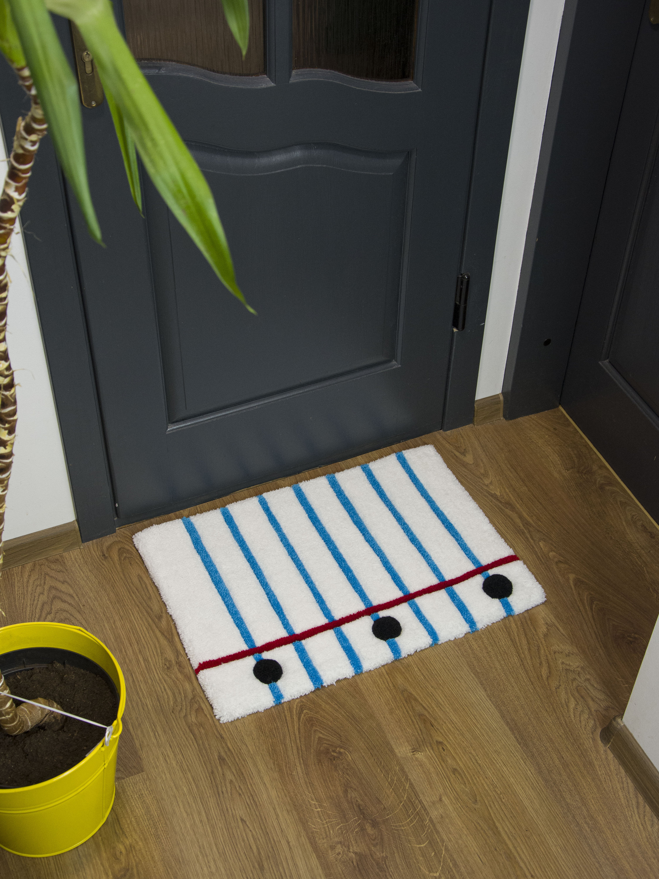 Lined Paper Rug Modern Tufted Rug, Hand Tufted Rug, Living Room Rug ...