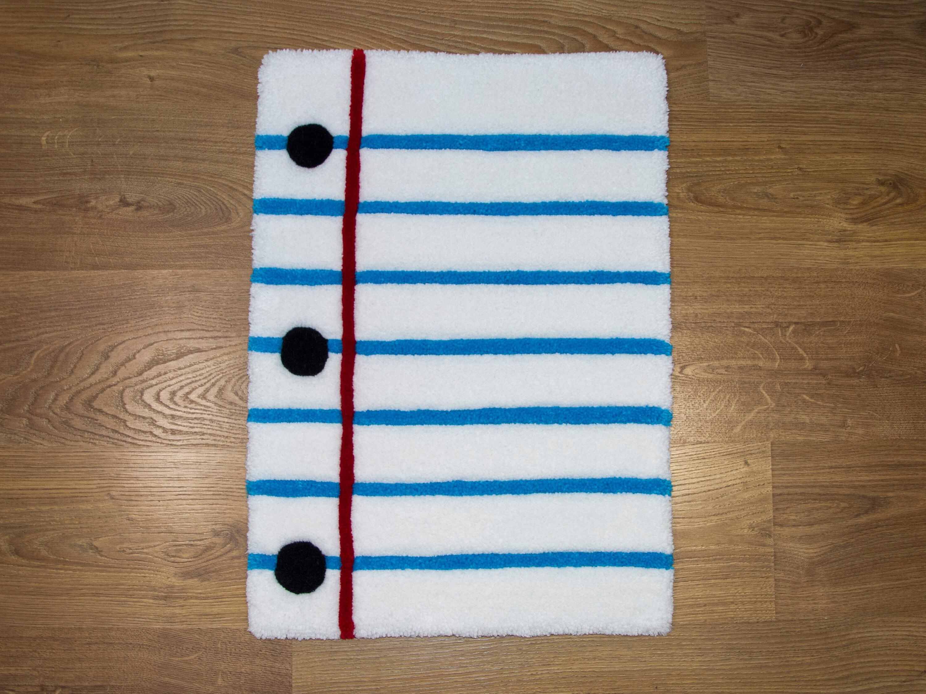Lined Paper Rug Modern Tufted Rug, Hand Tufted Rug, Living Room Rug ...