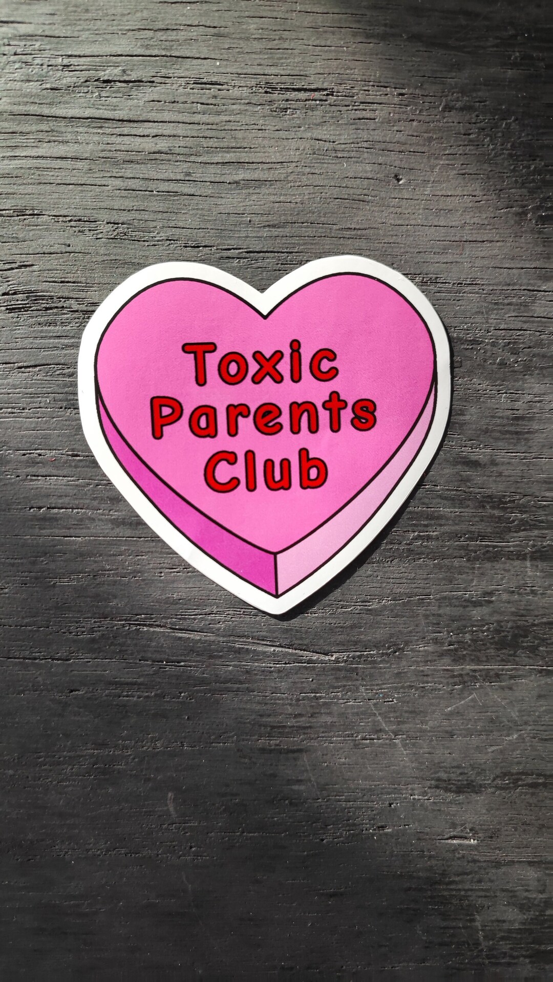 Toxic Parents Club Vinyl Sticker - Funny Sticker, Glossy Sticker, Water ...