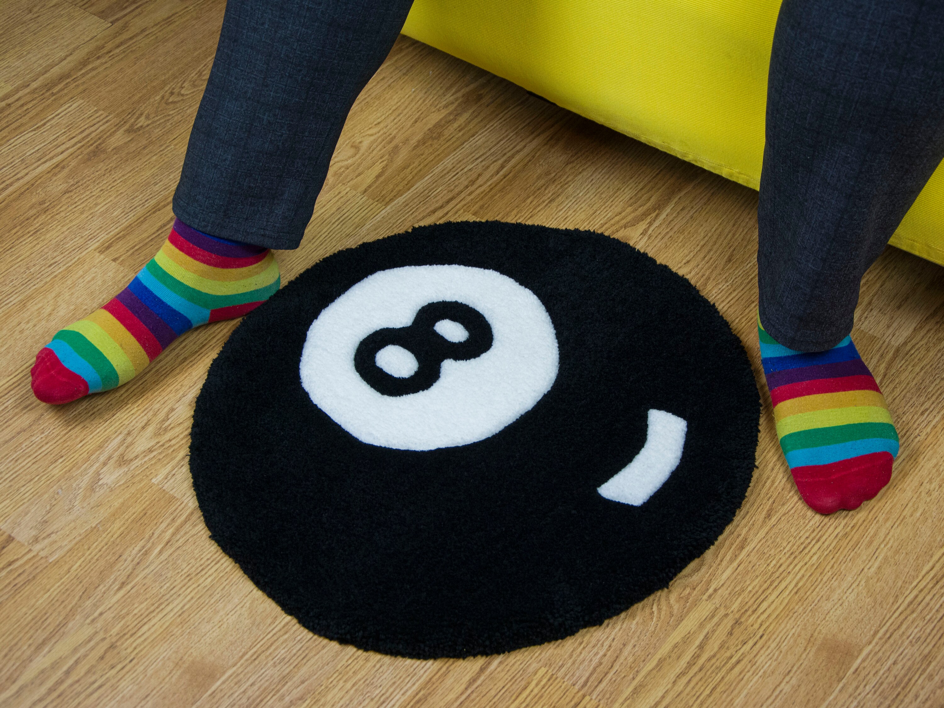 8 Ball Tufted Rug, Handmade Carpet, Hand Tufted Rug, Eclectic Home ...