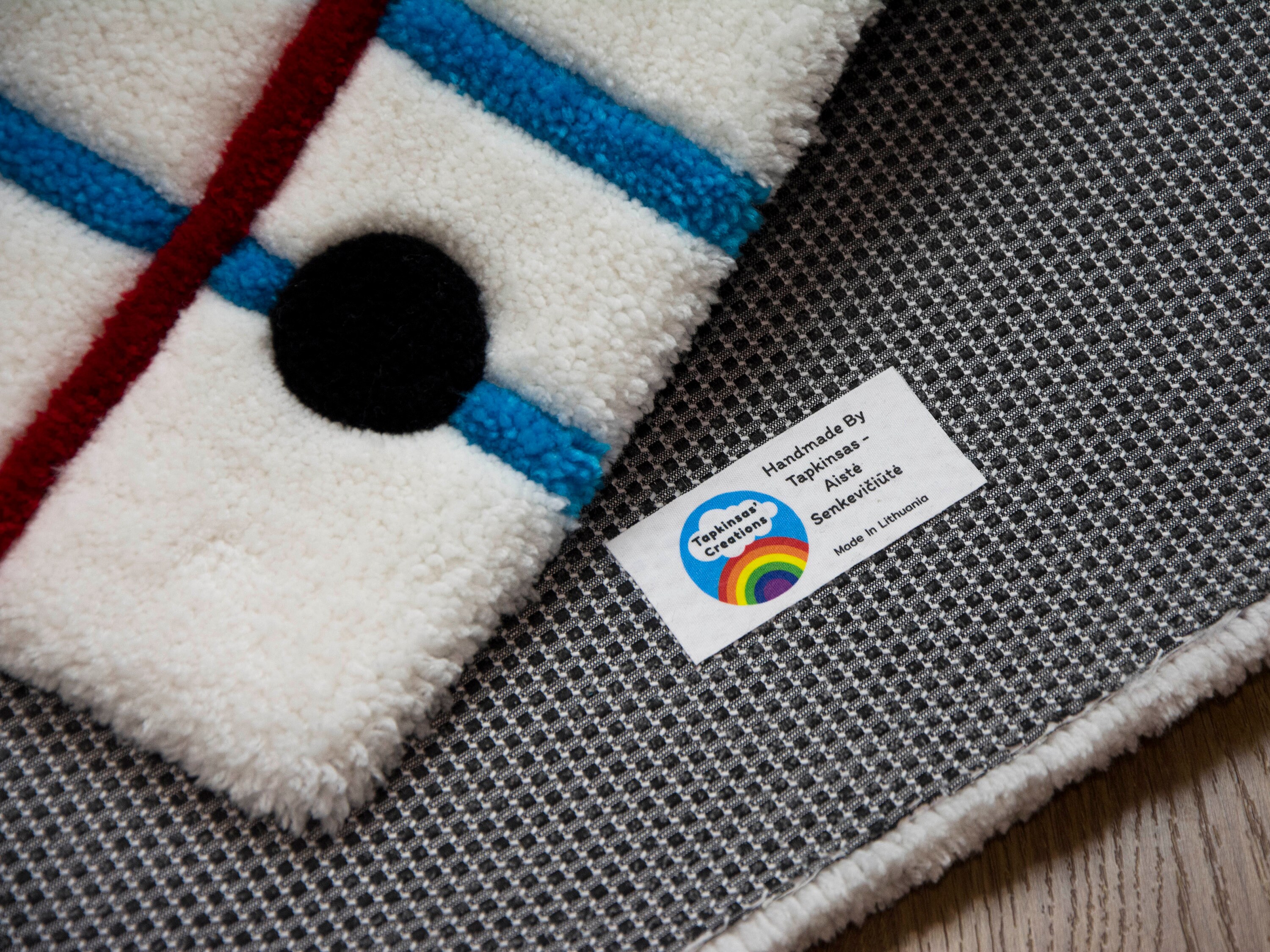 Lined Paper Rug Modern Tufted Rug, Hand Tufted Rug, Living Room Rug ...