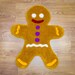 Tufted Gingerbread Man Rug - Handmade Tufted Rug, Floor Rug ...