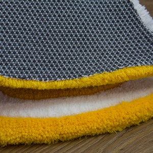 Handmade Lemon Rug, Hand Tufted Rug, Lemon Slice Rug, Small Rug ...