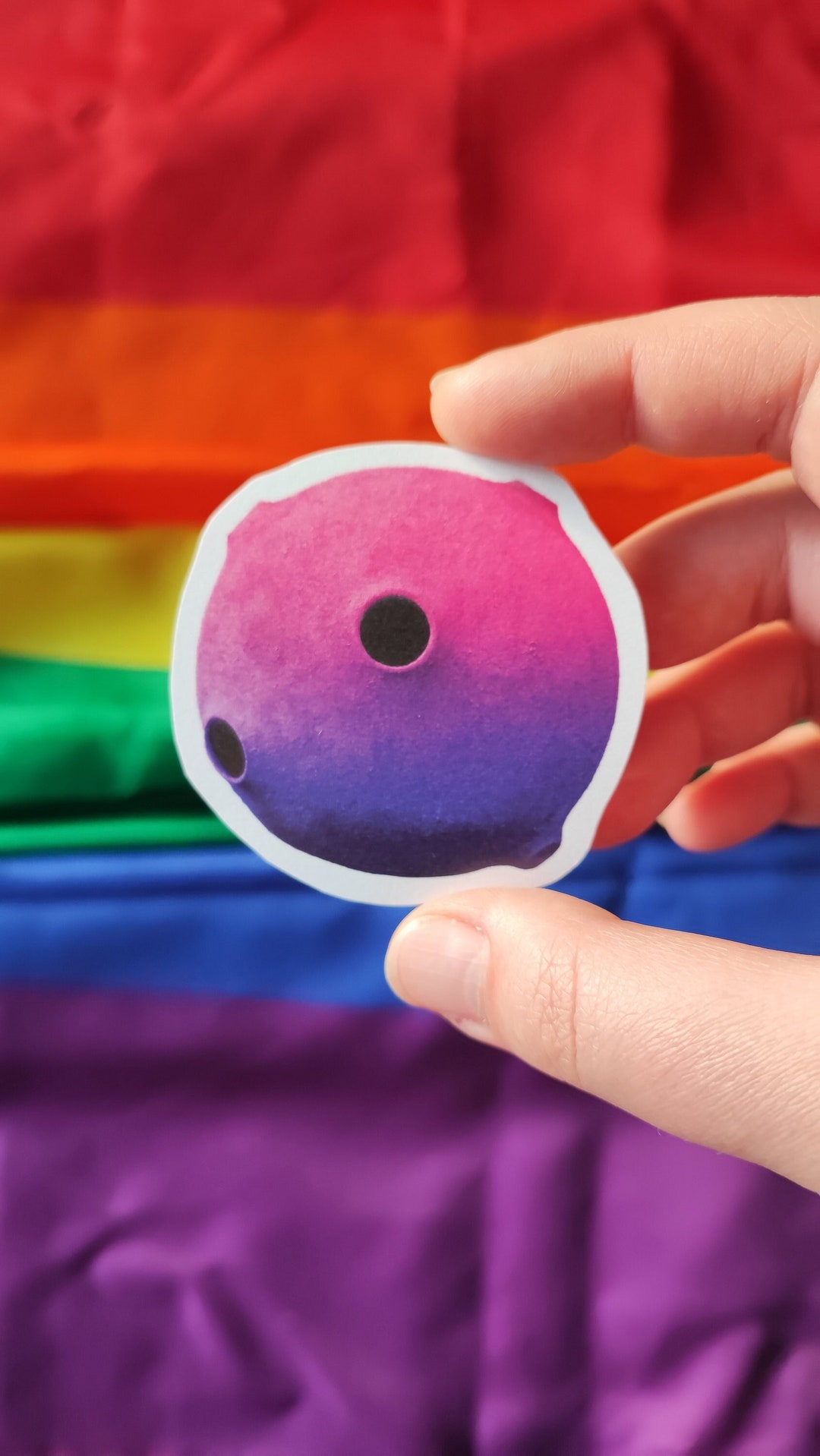 LGBTQ+ Bisexual Gradient Meteor Sticker - Pride, Love, Equality ...