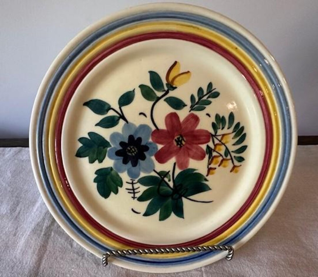 Stangl Pottery Della-ware “bonita” 10" Plate 1940's - Etsy