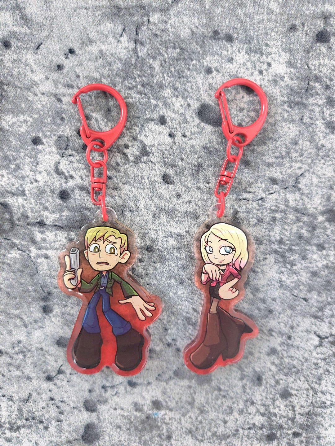 Silent Hill 2 Remake James + Maria Charms/keychains - Etsy