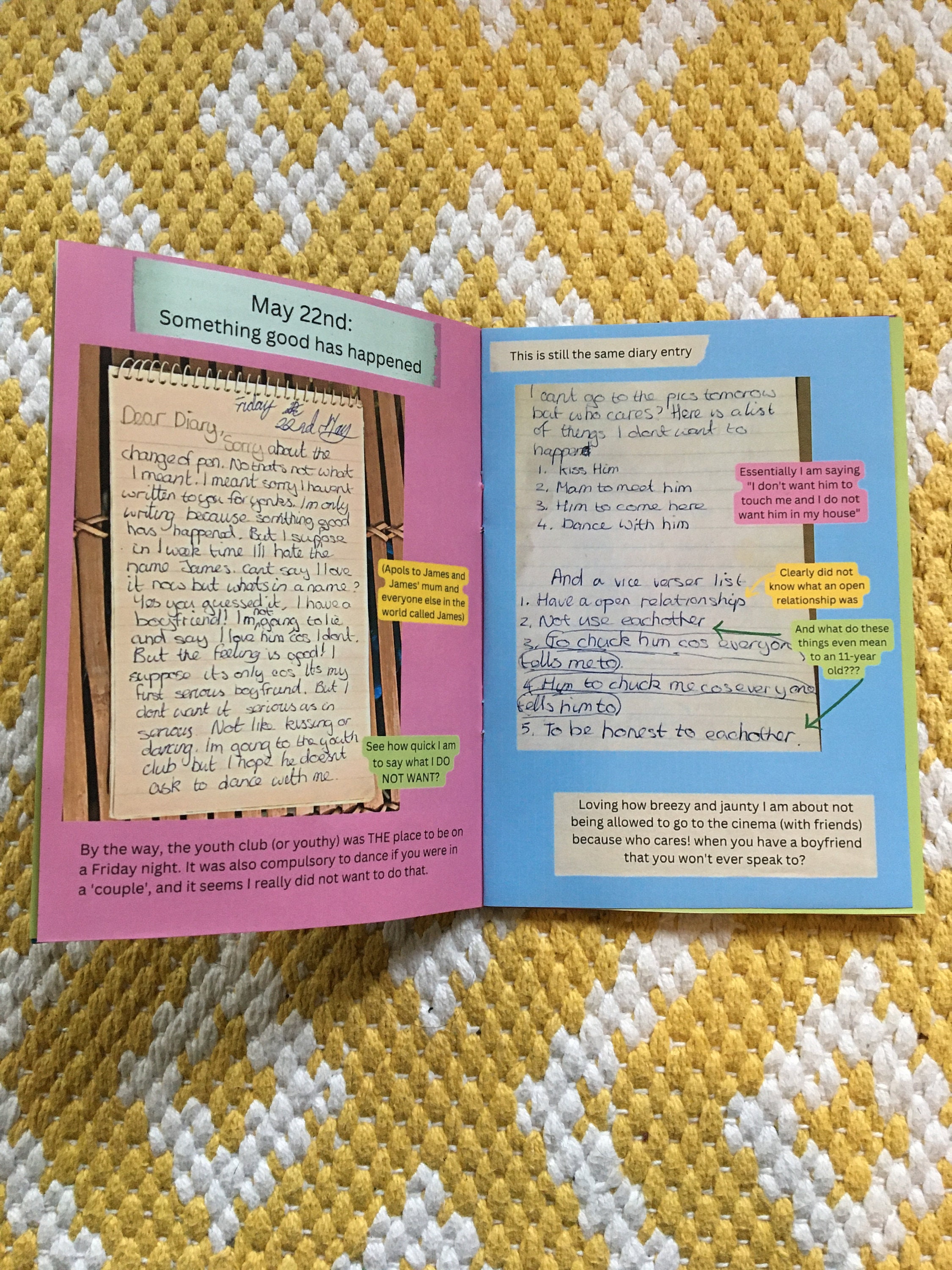 My Teenage Diaries Zine #2: First 'boyfriend' - Etsy UK