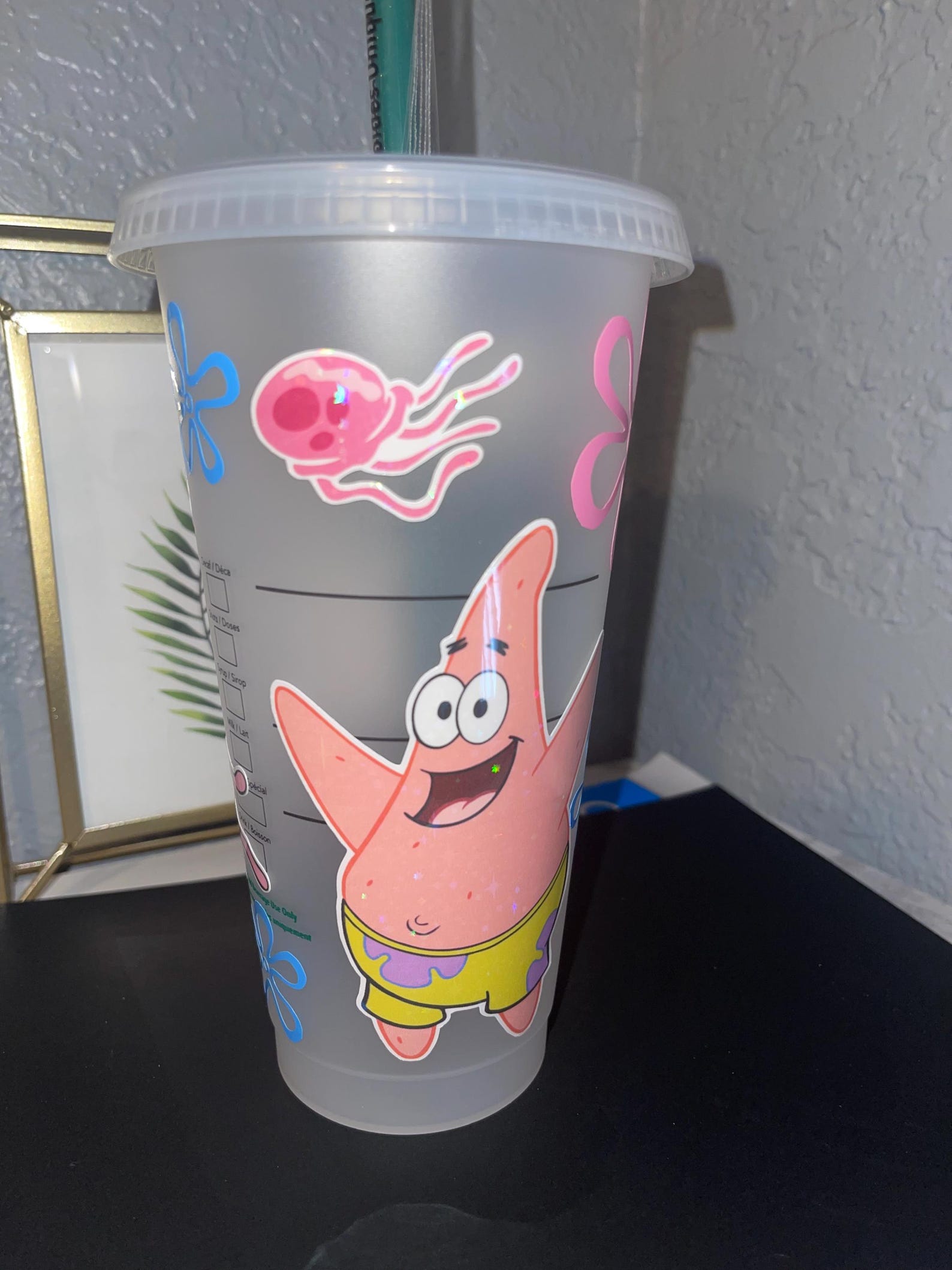 Spongebob Inspired Starbucks Cup Gift Ideas 24oz Cup Spongebob Fan - Etsy