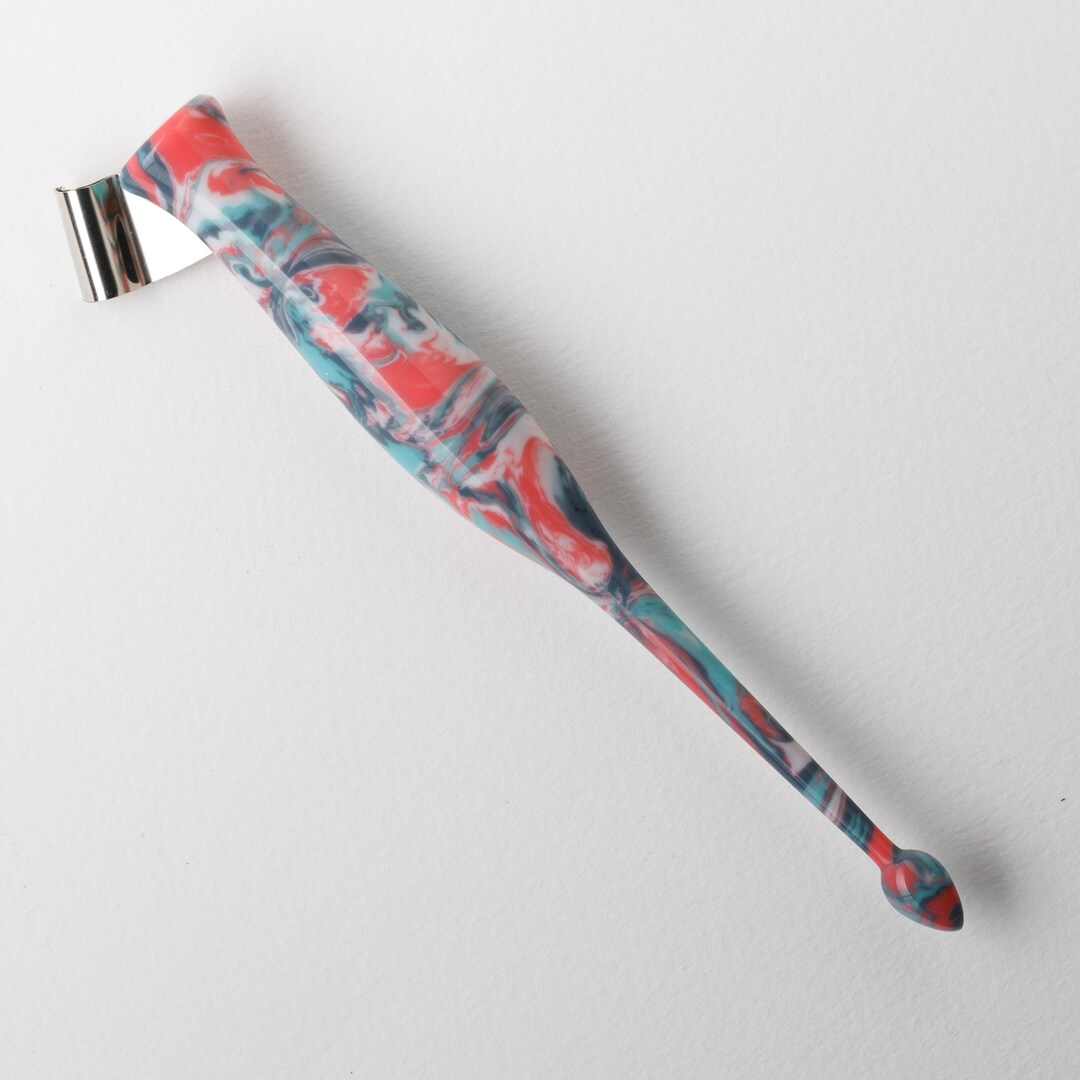 Cotton Candy - Resin Calligraphy Penholder - Nickel Silver Flange - Etsy